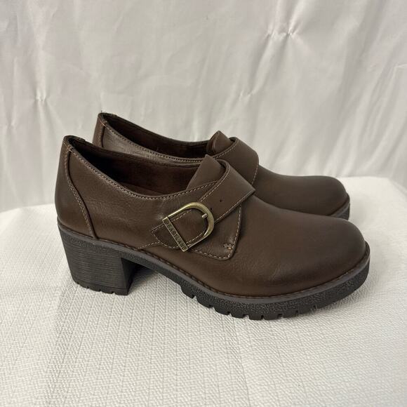 Eastland | Shoes | Eastland Shoes Womens 95 Nadia Brown Leather Slip On ...